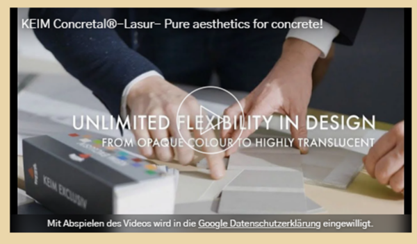 Concretal Lasur/Stain for Concrete: A Mineral Matte Finish