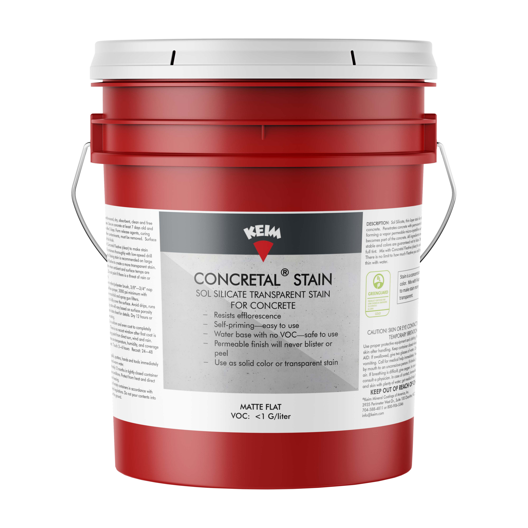 Concretal Lasur/Stain for Concrete: A Mineral Matte Finish