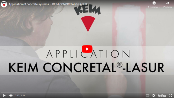 Concretal Lasur/Stain for Concrete: A Mineral Matte Finish